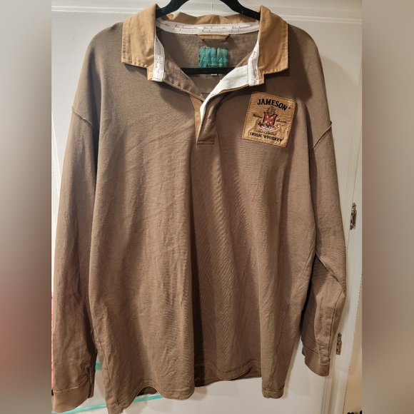 Jameson | Shirts | Jameson Irish Whiskey Long Sleeve Polo Rugby Shirt ...